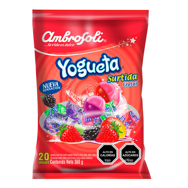 AMBROSOLI YOGUETA SURTIDA FRUTAL 18 GR - Carozzi